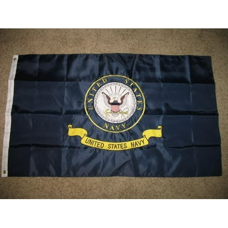 3x5 Embroidered / Sewn US Navy Seal Crest Coat of Arms Double Sided 2 ...