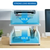Free Shipping! Natwind 2 Tiers Wood White Home Office Desktop Printer ...