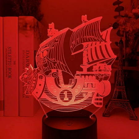 HPQNL-3D Illusion Anime Light One Piece Luffy Figure for Fans/Kids One ...
