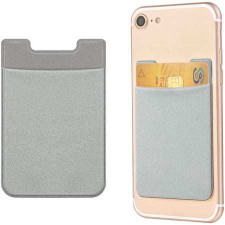 YDJKET Sleeve Cell Phone Pocket Card Holder Pocket Pouch 2 Pack Gray ...