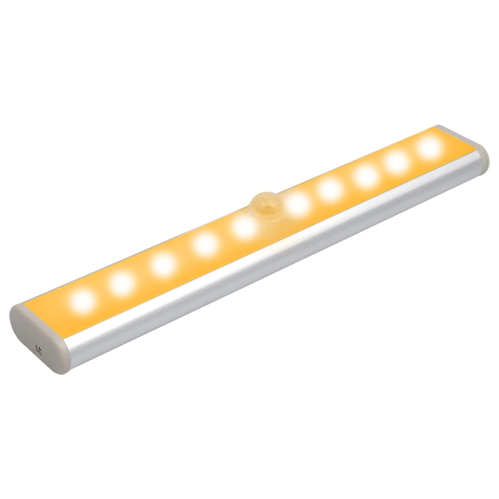Gostoto 10LED Under Cabinet Lights Ultra Slim Portable Strip Wall Lamp ...