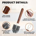 4-Pack Heavy Duty Scrub Brushes with 11" Sapele Wood Handle – PBT ...