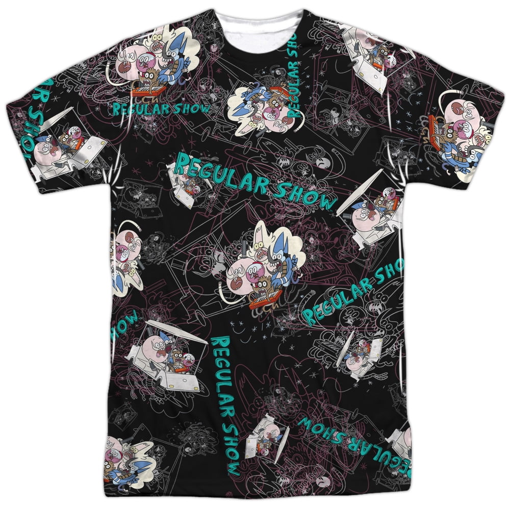 Regular Show - Golf Cart Ride - Short Sleeve Shirt - Medium - Walmart.com