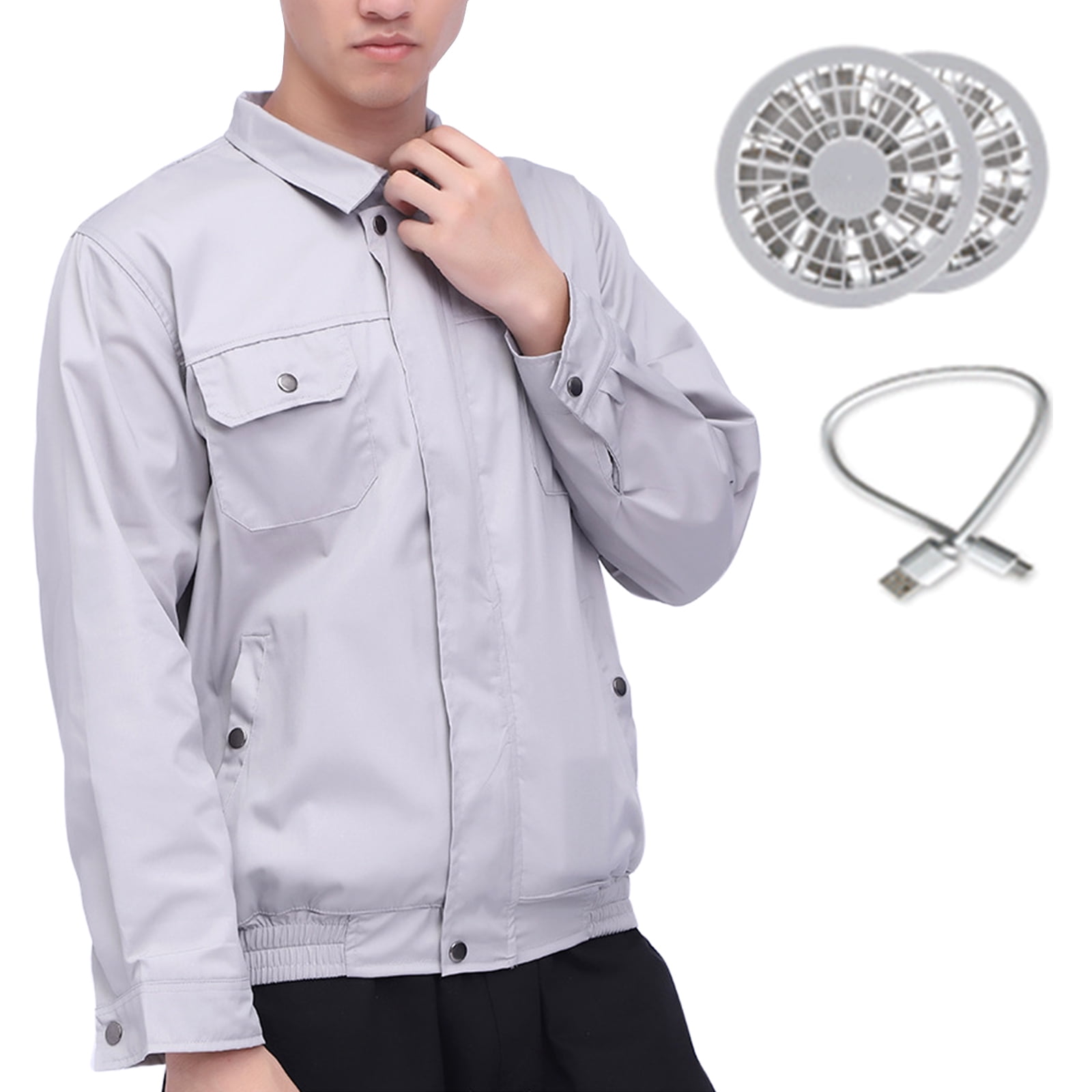 Outdoor Work Labor Protection Suit Intelligent Washing Jacket Charging ...