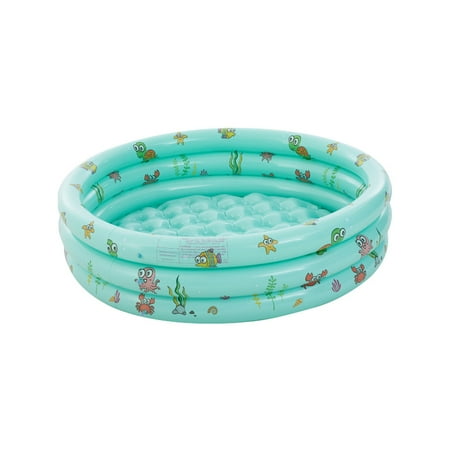 outdoorline Large Size Round Baby Bathtub Three-layer Inflatable Baby ...