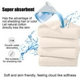 Soft Fleece Towel, Ultra Absorbent Washcloth, High-Density Fleece ...
