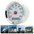 Geloo Tachometer 85MM 0-8000 RPM Tachometer Gauge Hour Meter for Boat ...