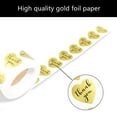 Thank You Stickers, Kraft Paper (2 Rolls / 1000 Sheets Total) Diameter ...