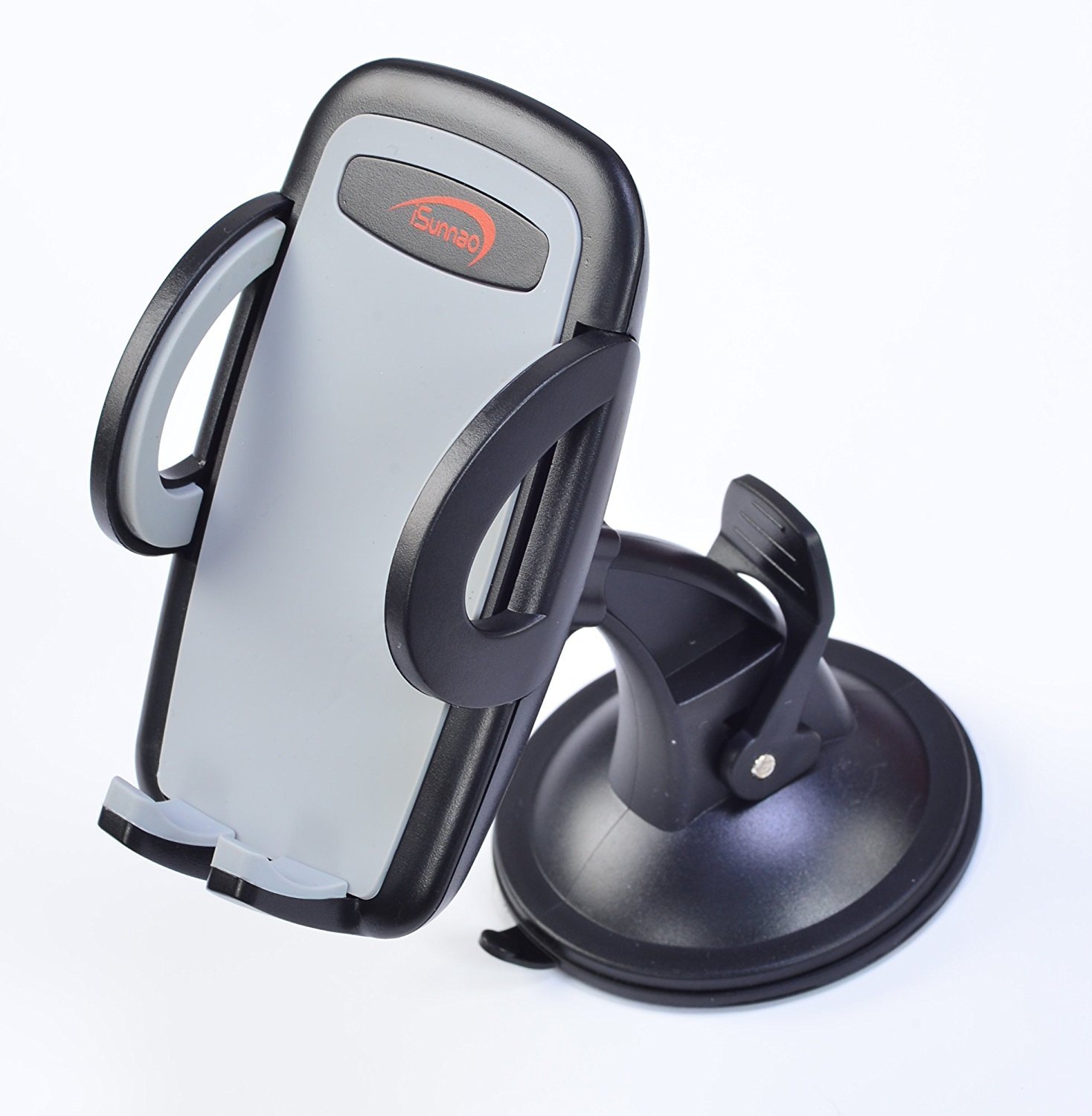 iSunnao Universal Smartphone Car Holder Mount - 360 Rotation Mount with ...
