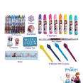 Disney Frozen Girls Art Kit with Carrying Tin Gel Pens Markers Stickers ...