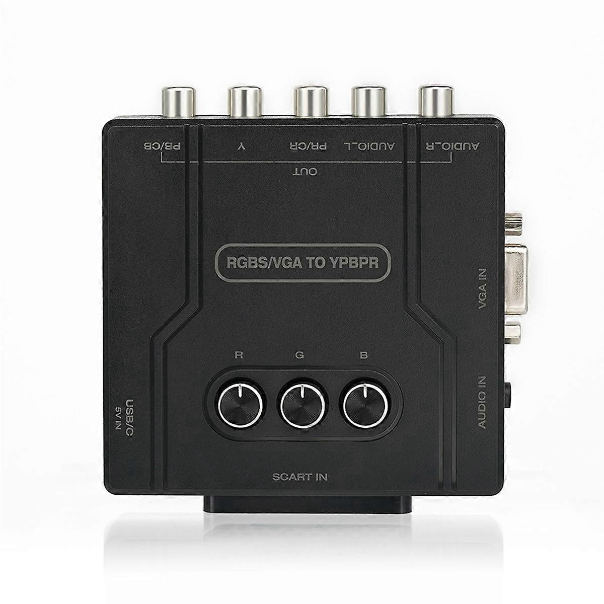 RGBS VGA to YPBPR Component Converter SCART to YPBPR Converter for PS1 ...