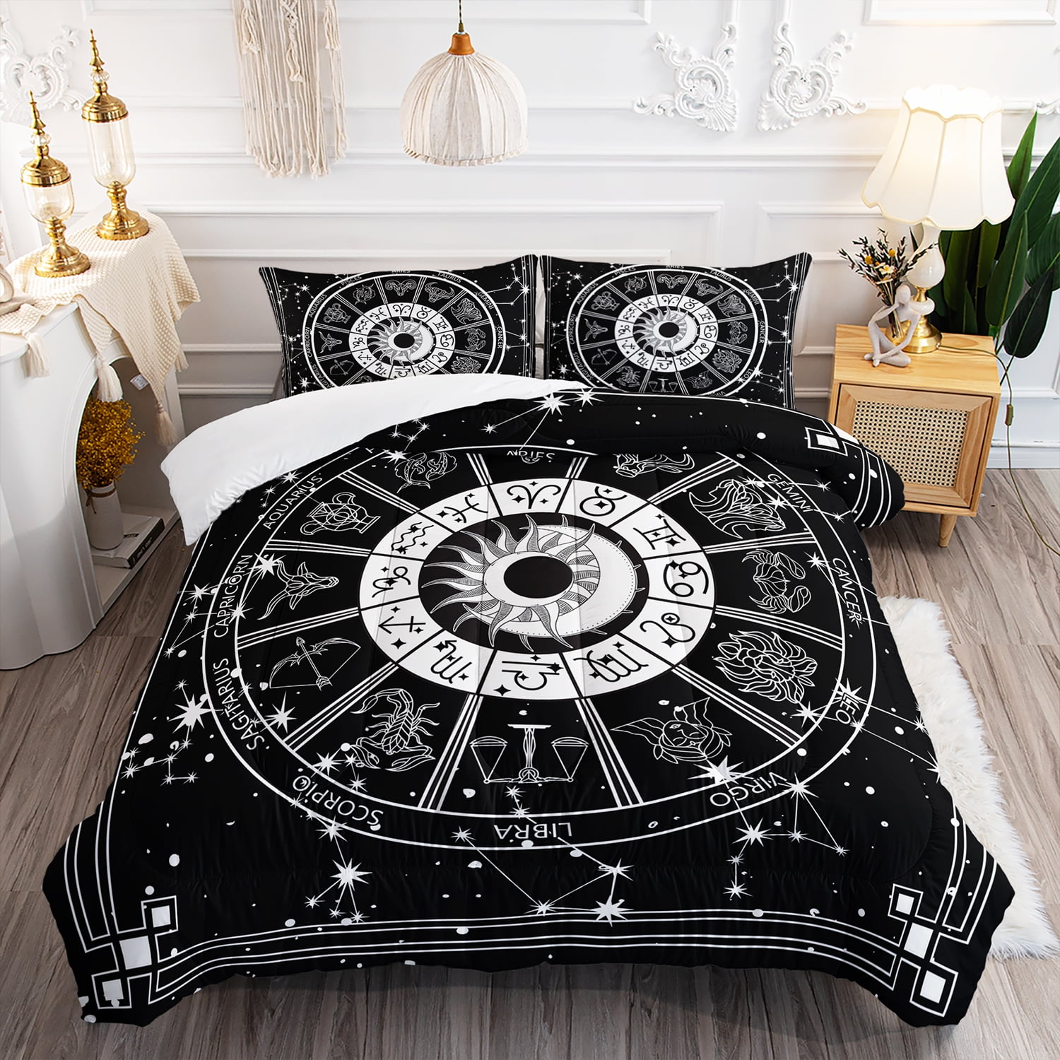 Hosima 3-Piece 3D Digital Printed Comforter With Various Patterns To ...