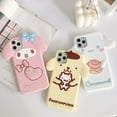 For iPhone 15 14 13 12 11 Pro Max Kawaii Cartoon My Melody Cinnamoroll ...