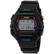 Casio Men's Digital Quartz 10-Year Battery 200m Black Resin Watch ...