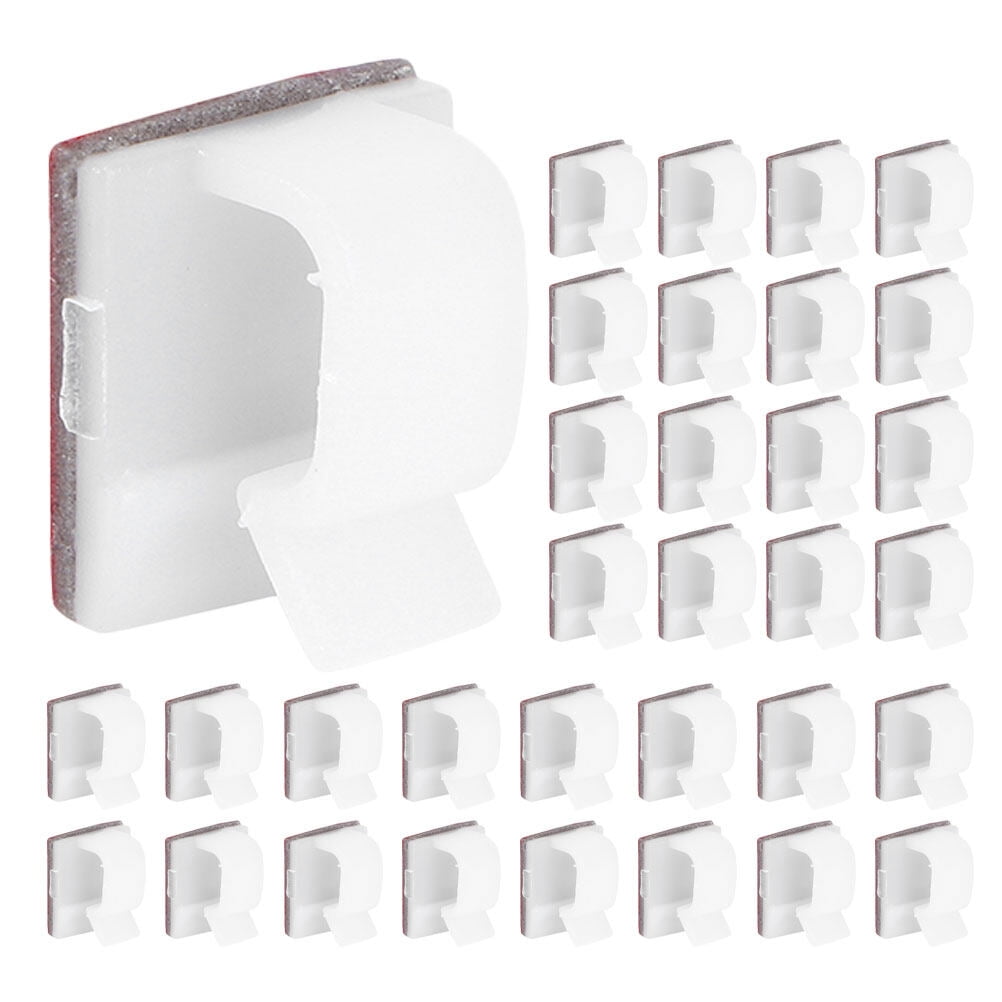 Cable wire clip 50pcs Self-adhesive Cable Wire Fixing Clips Wall Mount ...