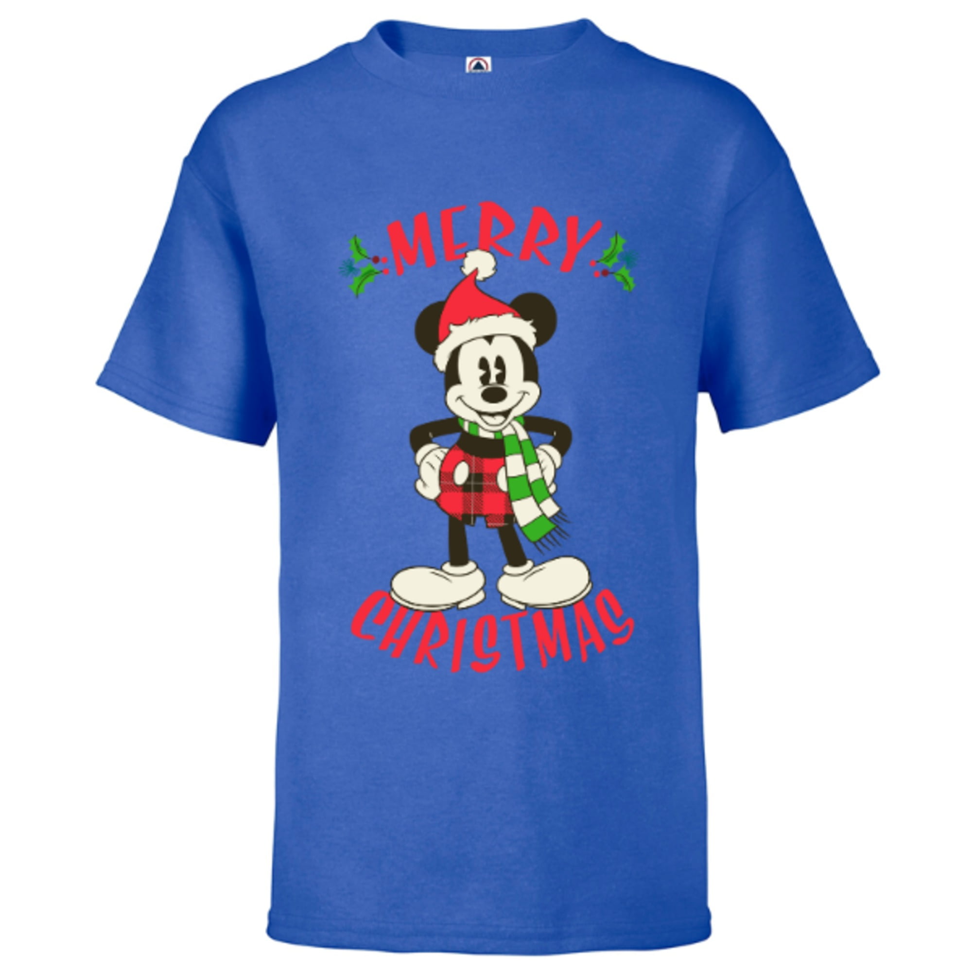 Disney Vintage Mickey Mouse Christmas Holiday - Short Sleeve T-Shirt ...