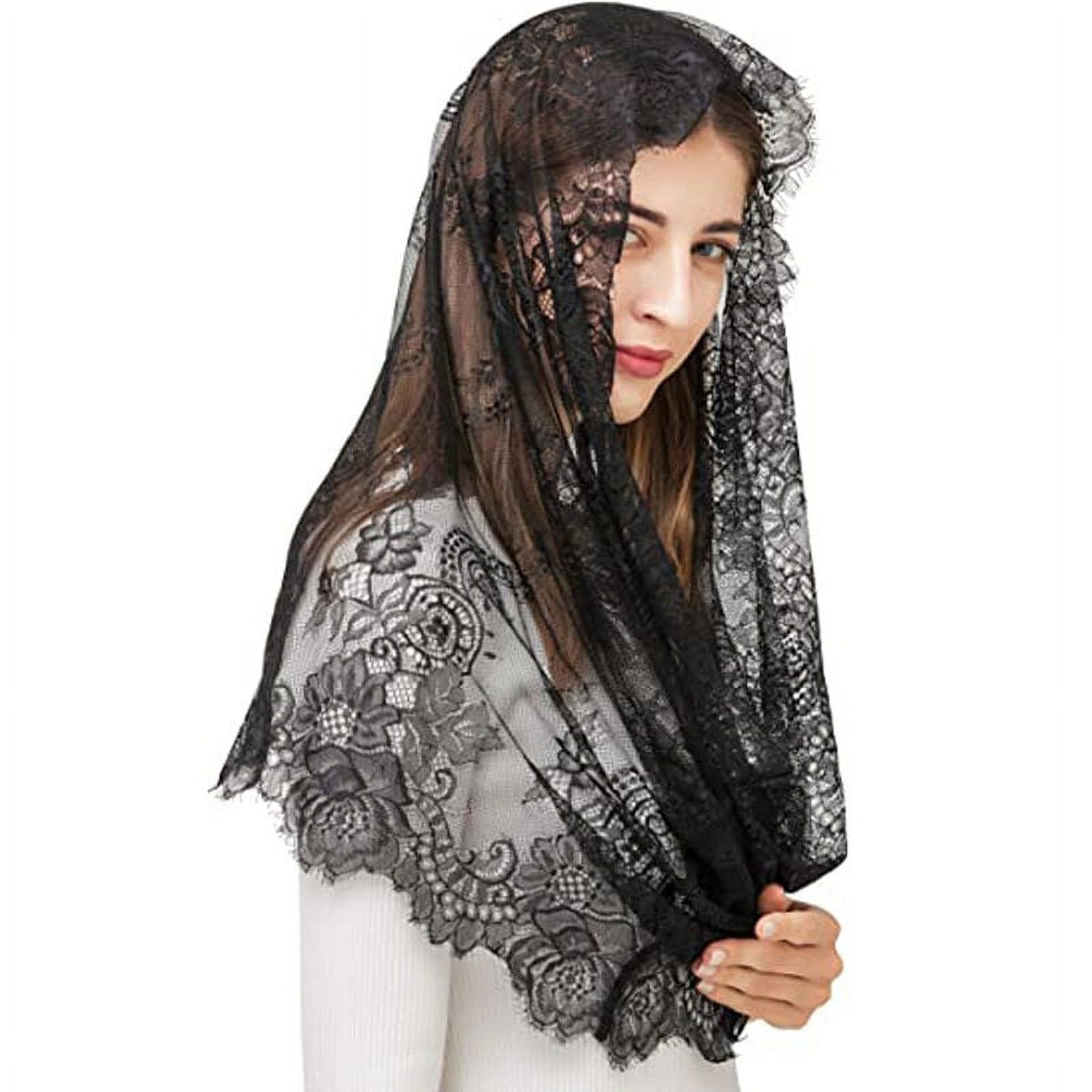 Click here for Tredstone Women Church Mantilla Lace Flower Embroi... prices