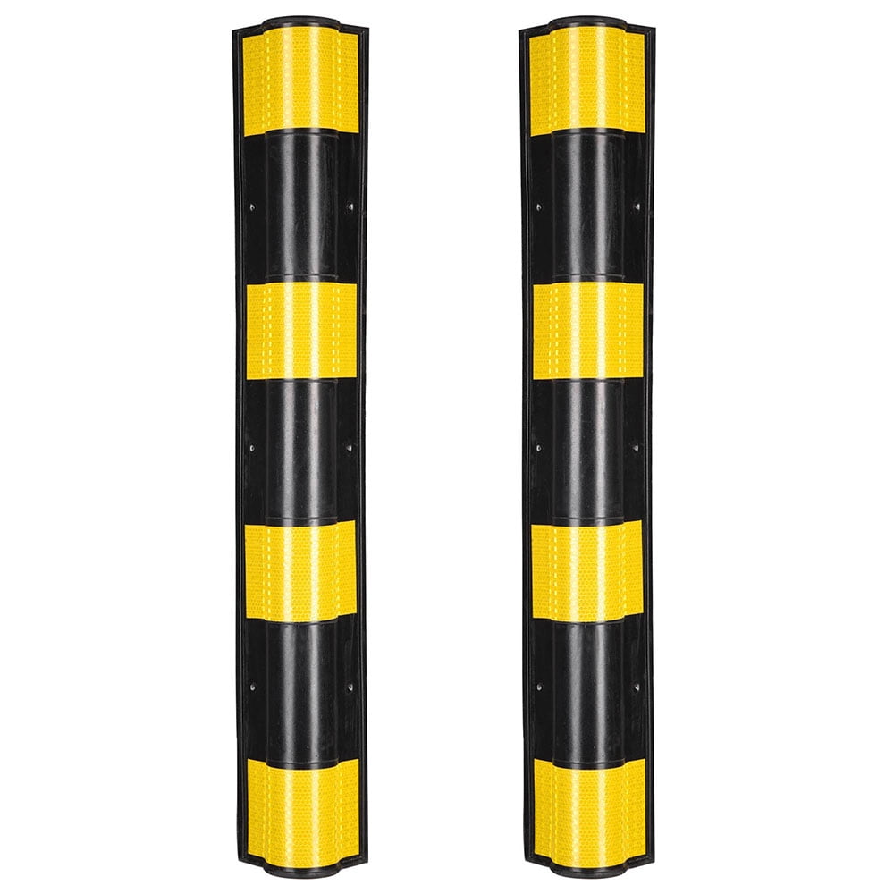 Yescom 31" Rubber Corner Guard with Reflective Yellow Strips for ...