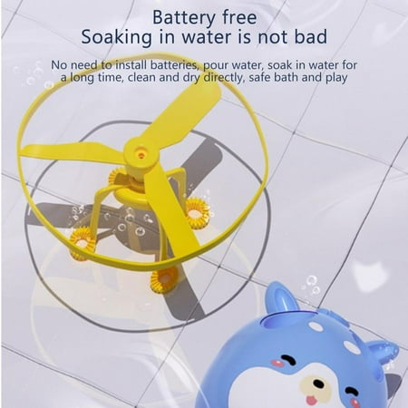 Bubble Machine Flying Bamboo Dragonfly Bubble Machine Children's Cute ...