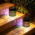 Color Changing Solar Mandala Lights, Mandala Projector Wall Lights ...