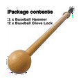 Baseball Glove Mallet-Shaping Hammer for Glove Break-In,Wooden Long ...