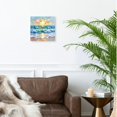 3drose, the Beat of Waves on a Beach at Sunset. Elegant Art Gift ...