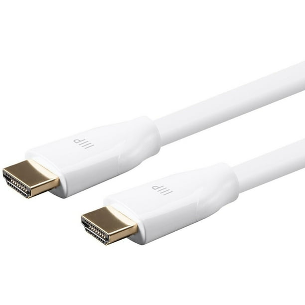 Monoprice HDMI Cable - 15 Feet - White | Certified Premium, High Speed ...