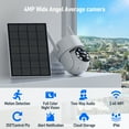 Toguard SC21 2K/4MP Solar Wireless WiFi Security Camera Outdoor PTZ ...
