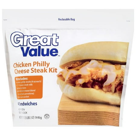 Great Value Gv Chkn Philly Cheese Steak Kit - Walmart.com