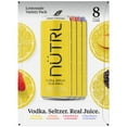 NUTRL Vodka Hard Seltzer, Lemonade Variety Pack, Gluten Free, 8 Pack ...