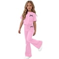 BaoFuBaoMei Pants Sets Girls 2 Piece Outfits Summer Printed Short ...