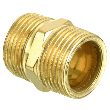 Uxcell 3/4PT Male Thread Hex Extension Connector Adapter Pipe Fitting ...