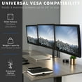 VIVO Triple Monitor Adjustable Desk Mount Stand for 3 VESA Screens up ...