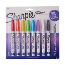Sharpie Water-Resistant Oil-Based Paint Pens, Medium Point, Assorted ...