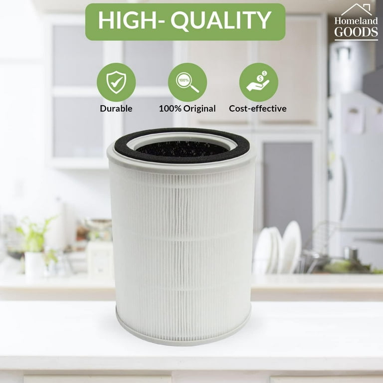 Homeland Goods Toppin TPAP001 Appliance Air Filter 7.25 inch x 5.75 inch x 5.75 inch in Size 7.25 x 5.75 x 5.75