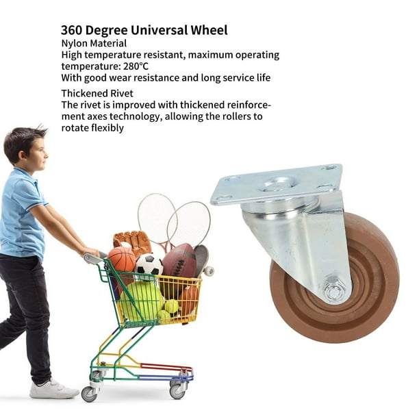 Inch Caster,4 Inch Caster 360 Caster Wheel Inch Universal Caster Highly ...