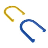 2-in-1 Horseshoe and Ring Toss – Outdoor Combo Two-Player Skill Game ...