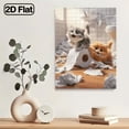 500pcs Cat And Toilet Puzzle, 20.4x15 Inch, Funny Scene Art ...