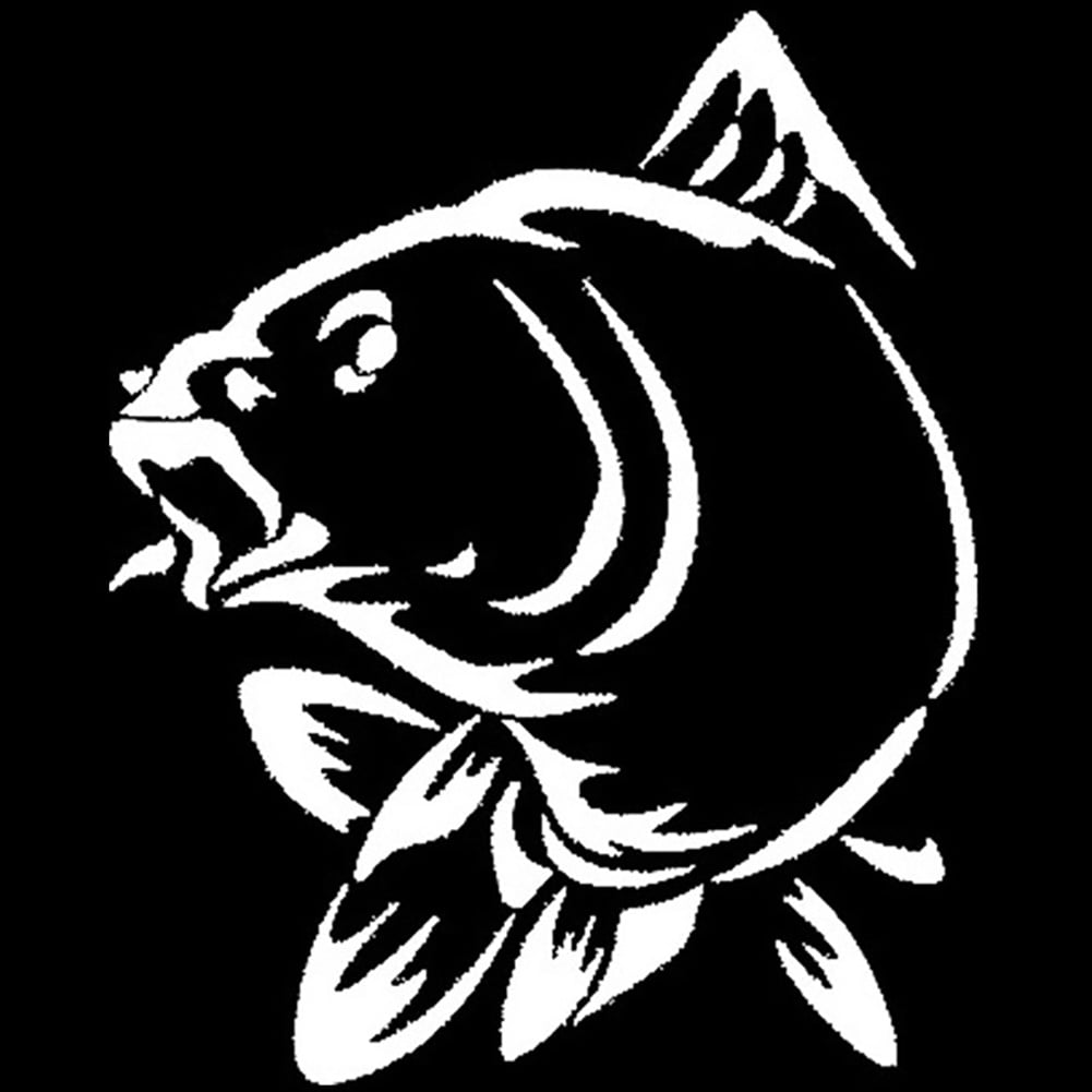 Waterproof Carp Fishing Car Styling Stickers Truck Kayak Boat Decals ...