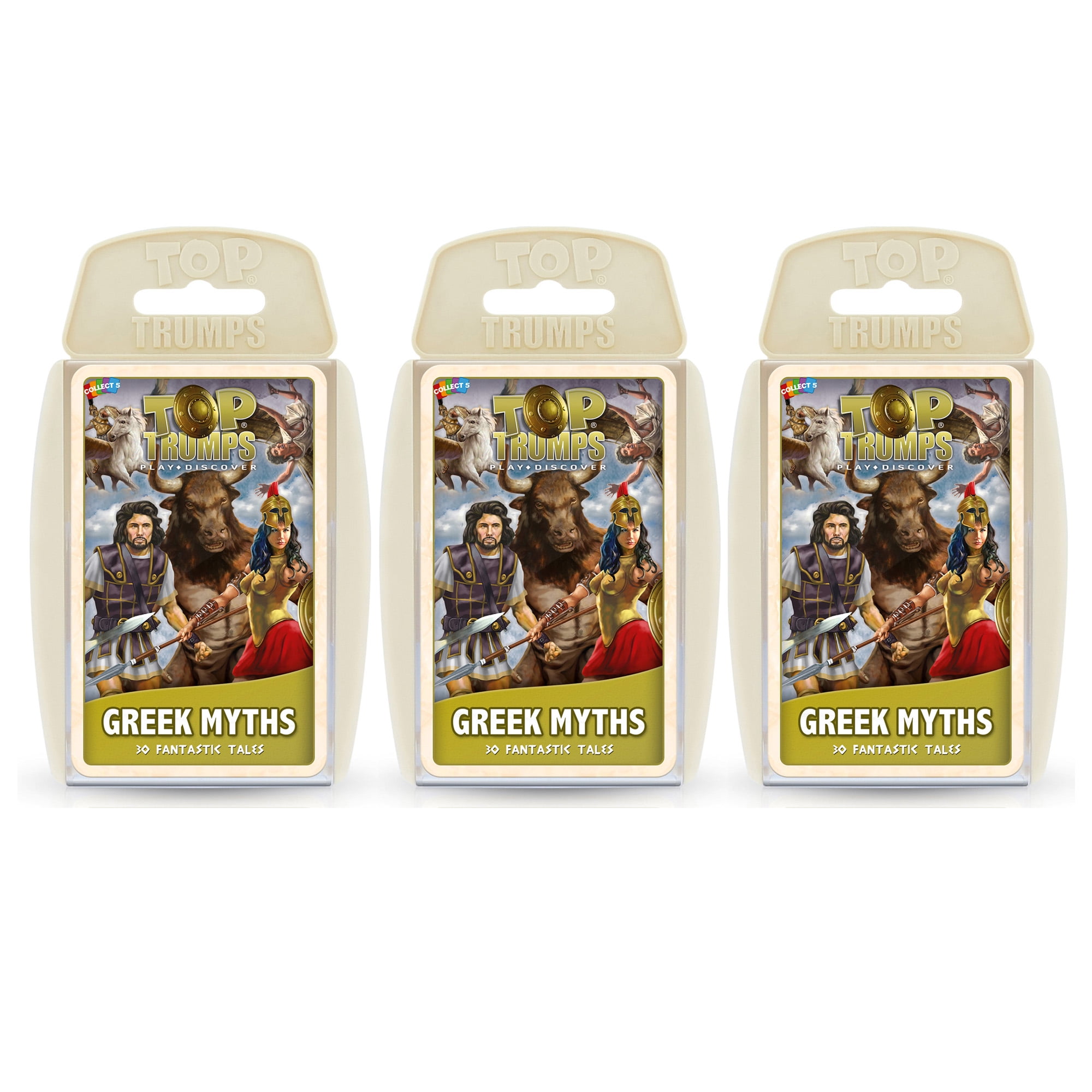 Greek Mythology Card Game, 3 Packs, by Top Trumps - Walmart.com