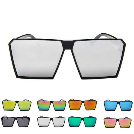 Big Square Sunglasses Men Male Dazzling Eyeglasses Trendy Big Square ...