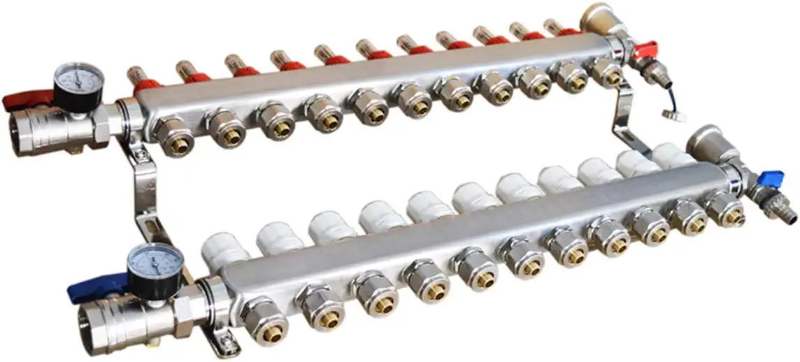 INTSUPERMAI Floor Heating Water Distributor PEX Radiant Floor Heating ...