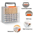 Fullcase Battery Storage Organizer Batteries Holder Case Holds 72pcs AA ...