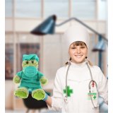 DolliBu Sitting Alligator Doctor Plush Toy - Super Soft Alligator ...