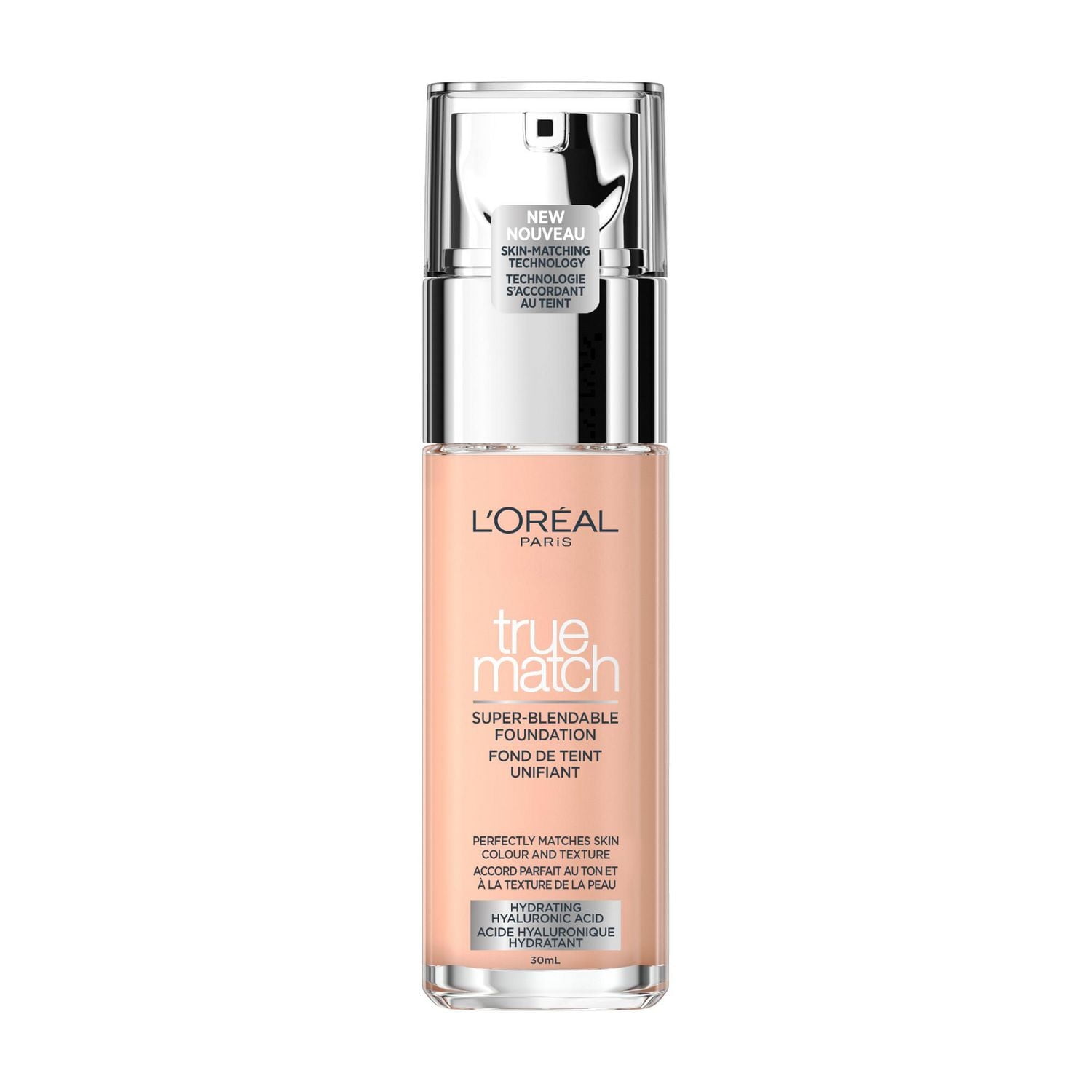 L’Oréal Paris True Match Foundation with Hyaluronic Acid & Moisturizing ...