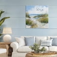 Stupell Industries Beach Path Seagulls Overhead Canvas Wall Art, design ...