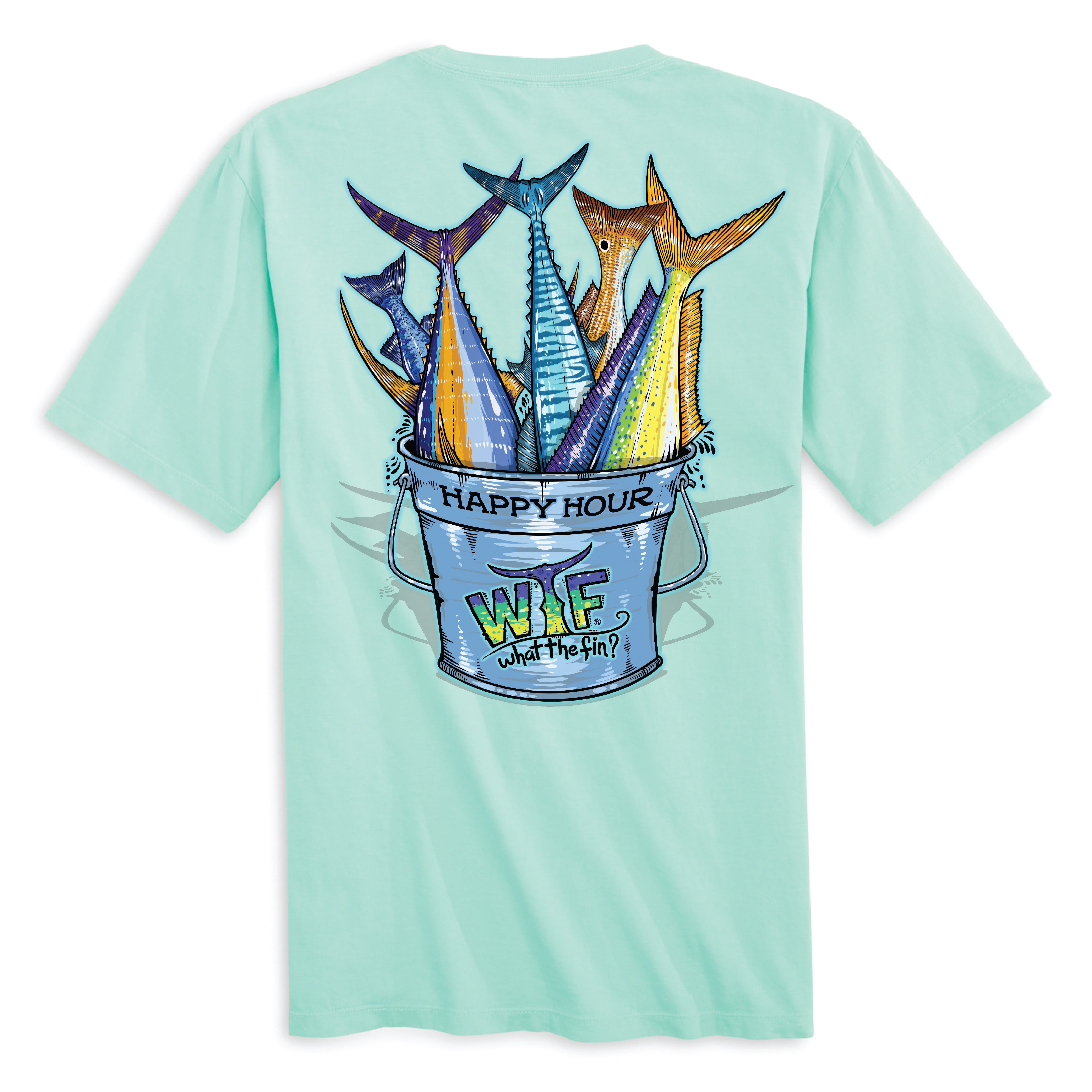 WTF - What The Fin? Short-Sleeve "Feels Good" Soft Cotton T-Shirt ...