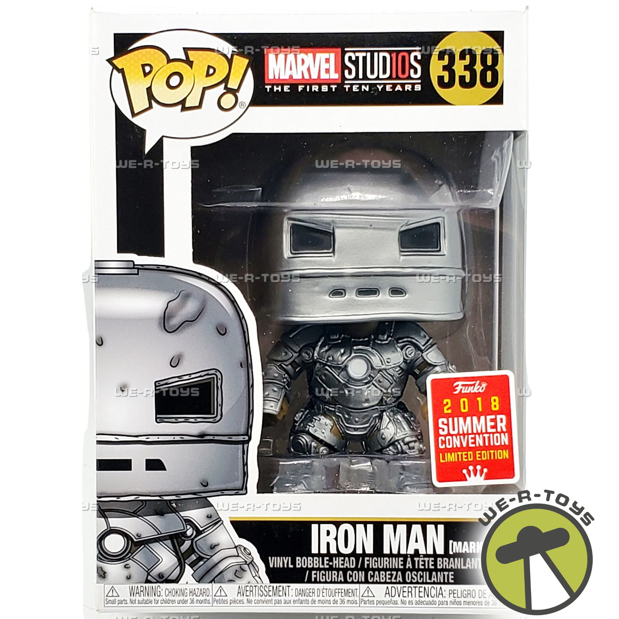 Pre-Owned 338 Iron Man (Mark I) - Marvel Studios 10 Years - 2018 Con ...