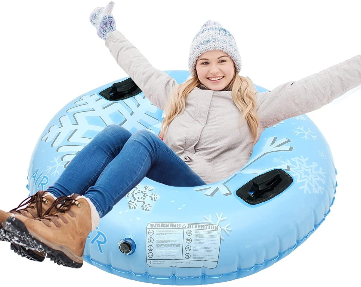 47 ih Inflatable Snow Tube Heavy Duty Snow Tube with 2 Solid Handles ...