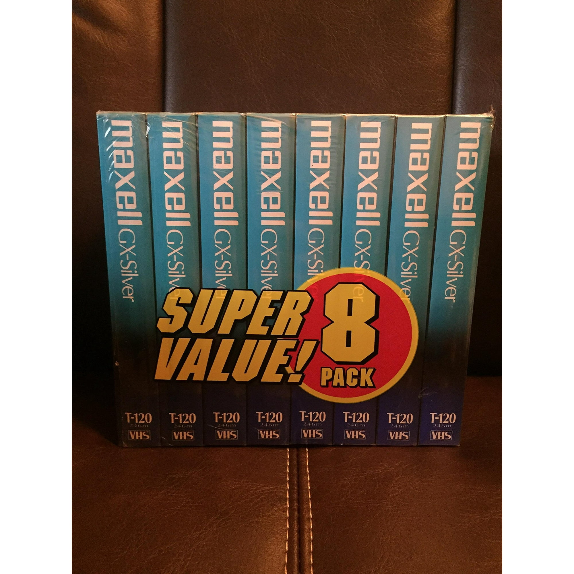 Click here for Maxell 214150 T120gx/8pk Vhs Cassette Standard Gra... prices